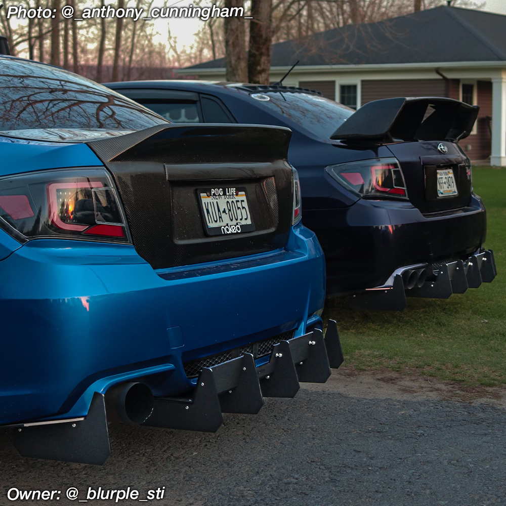 2011-2014 Subaru WRX/STI SEDAN Rear Diffuser | icyaero