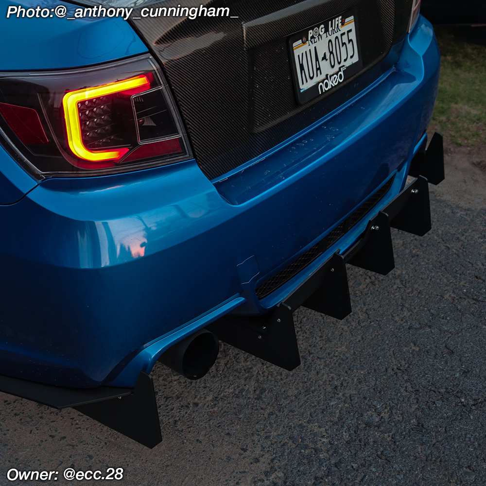 2011-2014 Subaru WRX/STI SEDAN Rear Diffuser | icyaero