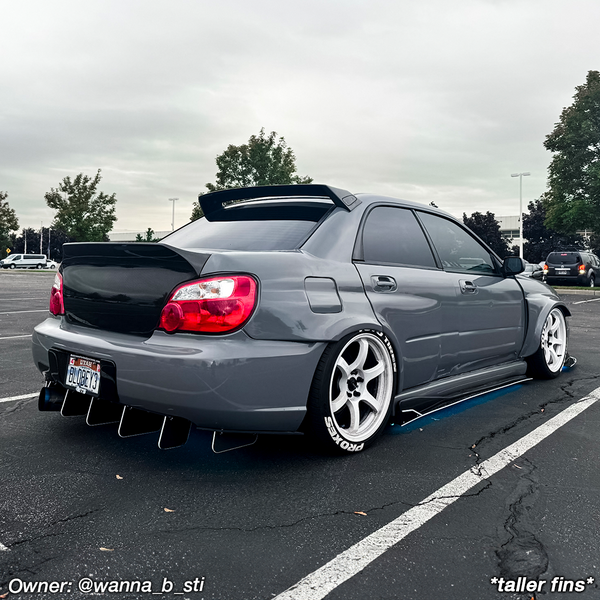 2004-2007 Subaru WRX/STI SEDAN Rear Diffuser | icyaero