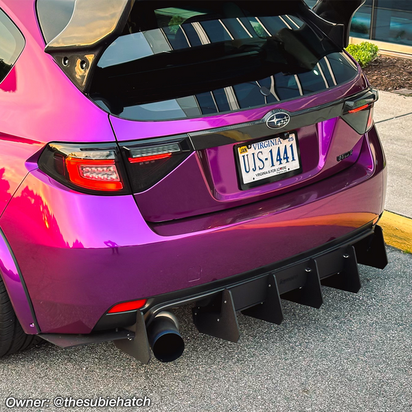 2011-2014 Subaru WRX/STI HATCH Rear Diffuser V1 | icyaero