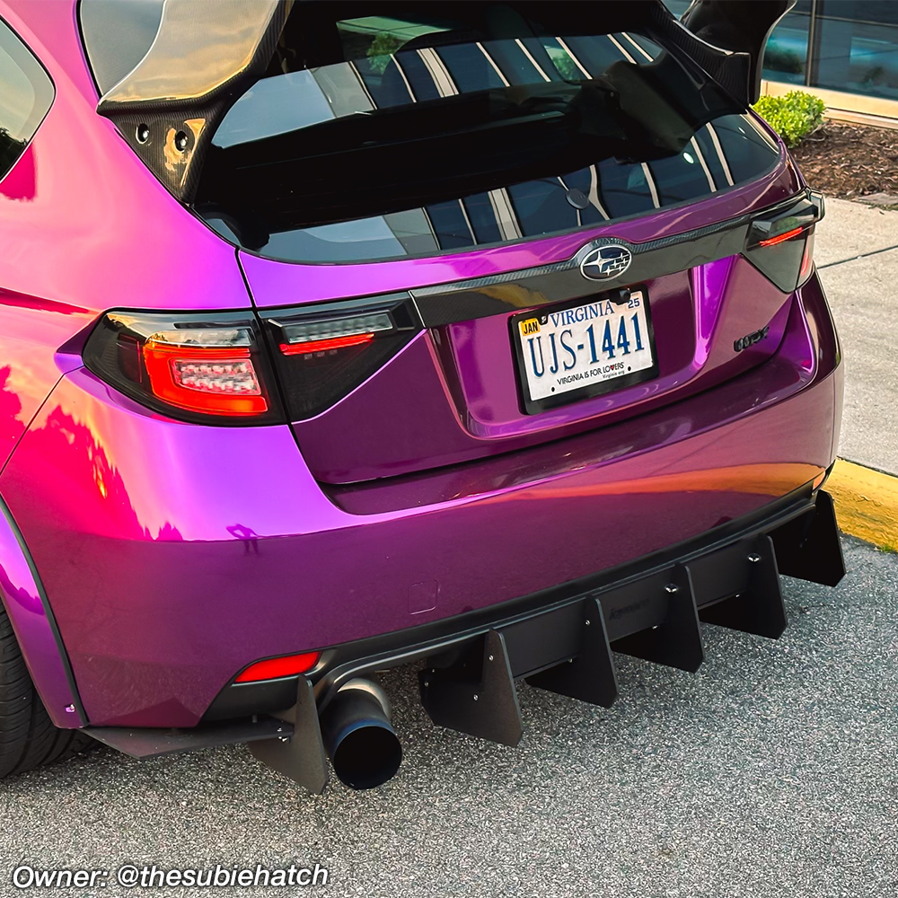 2011-2014 Subaru WRX/STI HATCH Rear Diffuser V1 | icyaero