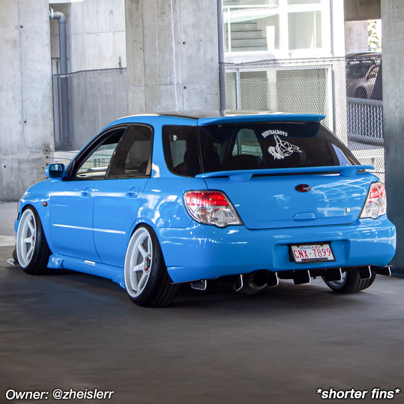 2002-2003 Subaru WRX WAGON Rear Diffuser | icyaero