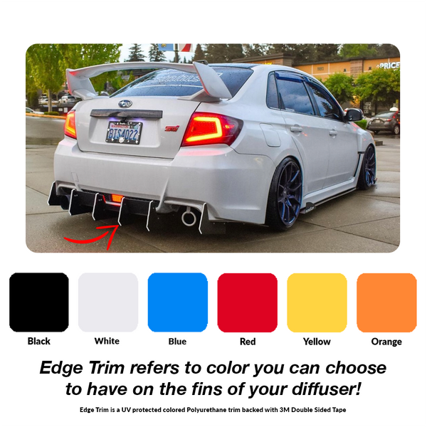 2011-2014 Subaru WRX/STI SEDAN Rear Diffuser | icyaero