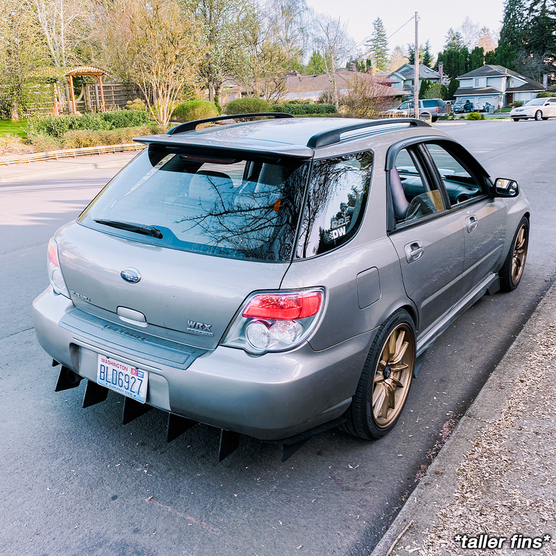 2004-2007 Subaru WRX WAGON Rear Diffuser | icyaero