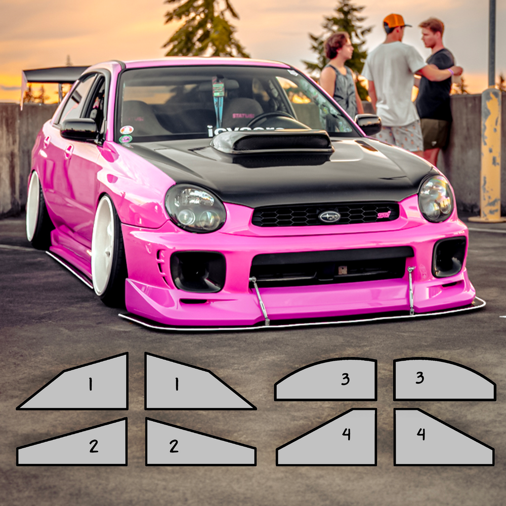 2002-2007 Subaru WRX/STI Side Skirt Extensions | icyaero