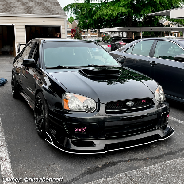 2004-2005 Subaru WRX/STI Front Splitter for GREDDY Lip | icyaero
