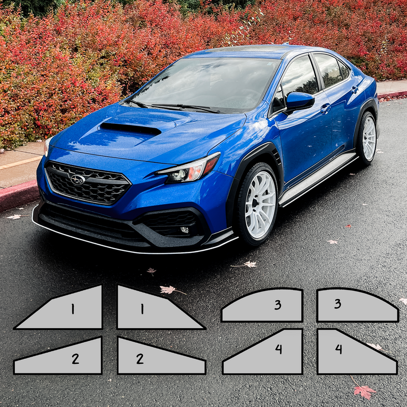 2022+ Subaru WRX Side Skirt Extensions | icyaero