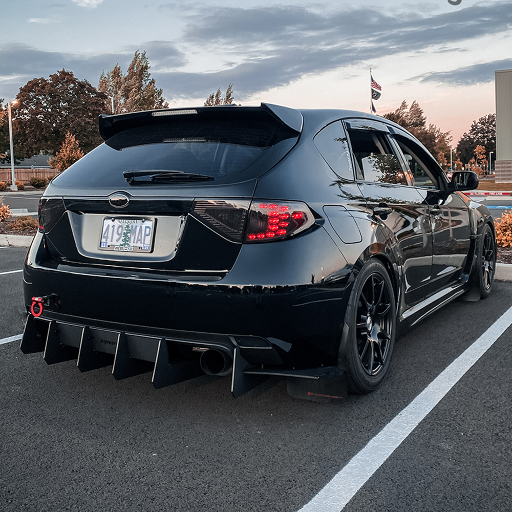 2011-2014 Subaru WRX/STI HATCH Rear Diffuser V1 | icyaero