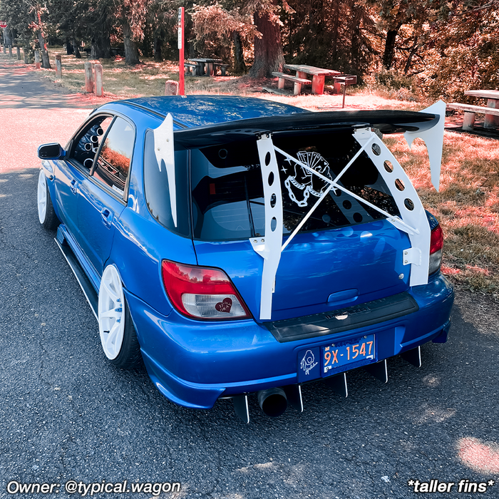 2002-2003 Subaru WRX WAGON Rear Diffuser | icyaero