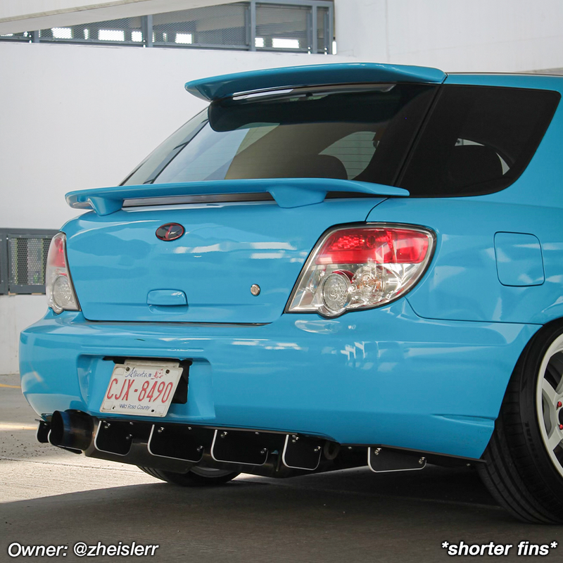 2004-2007 Subaru WRX WAGON Rear Diffuser | icyaero